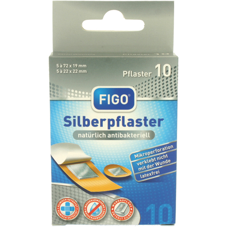 Wundverband Silberpflaster Latexfrei 10er | Kosmetik ...